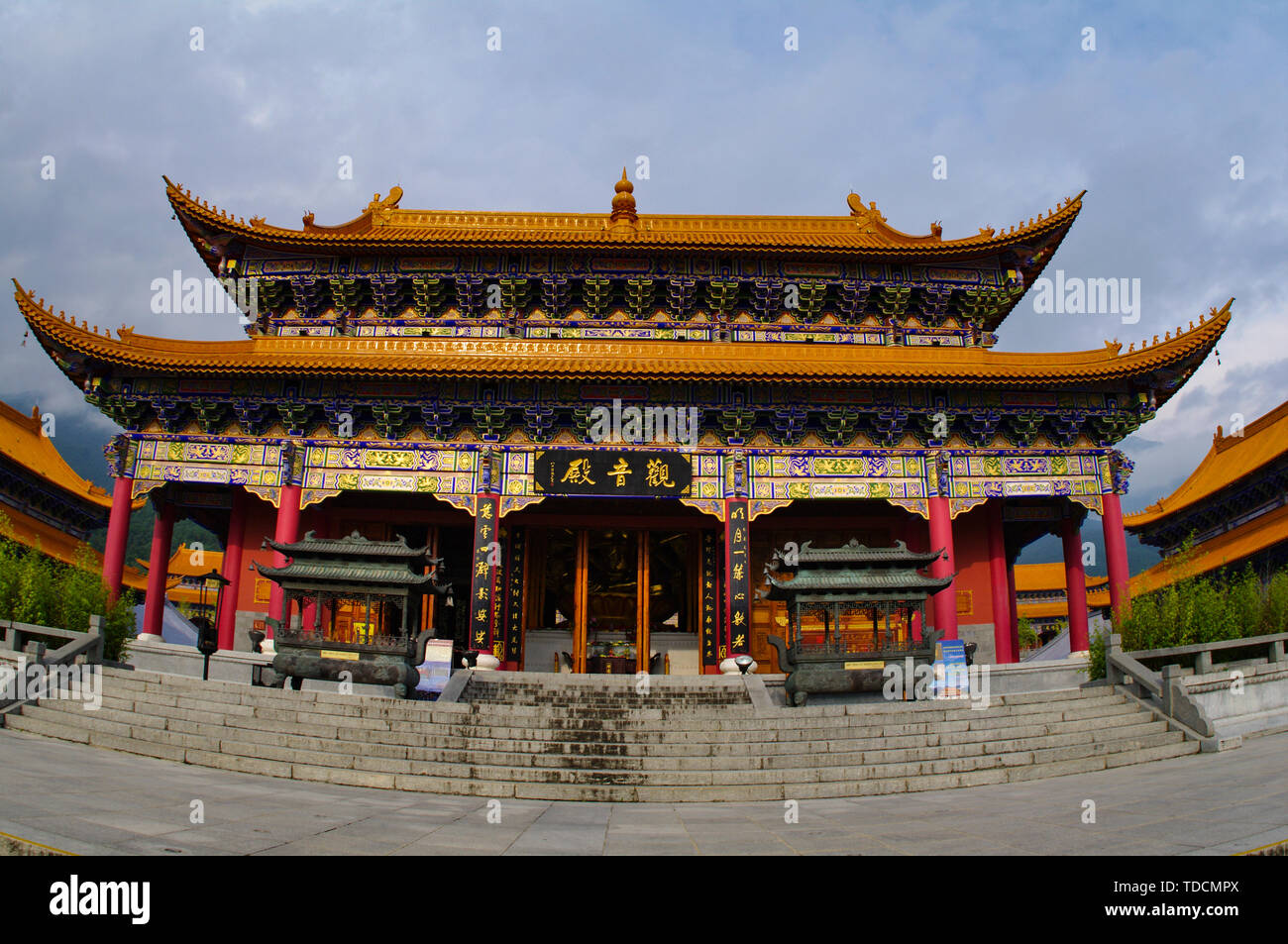Chongsheng Temple architecture Stock Photo - Alamy