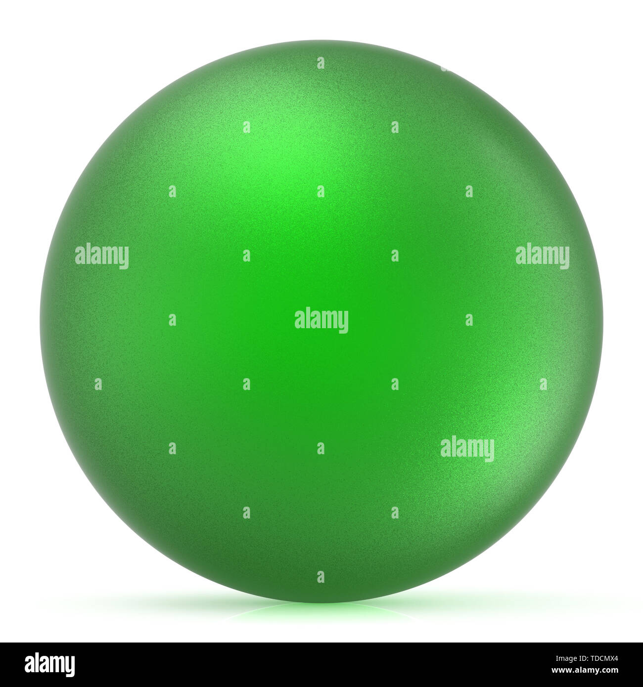 Green sphere round button ball basic matted circle geometric shape ...