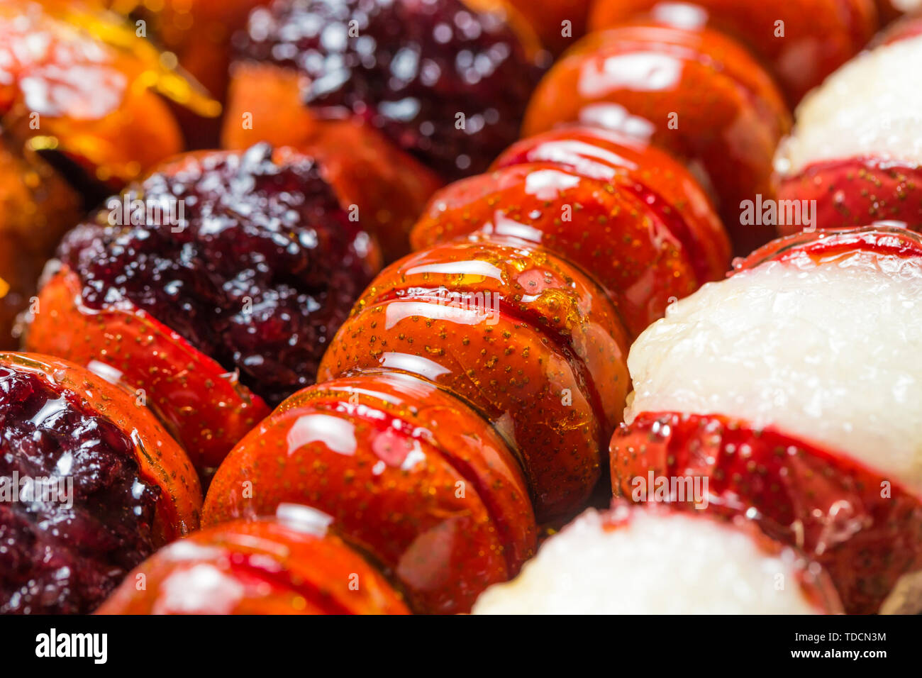 Chinese traditional snack ice sugar gourd Stock Photo - Alamy