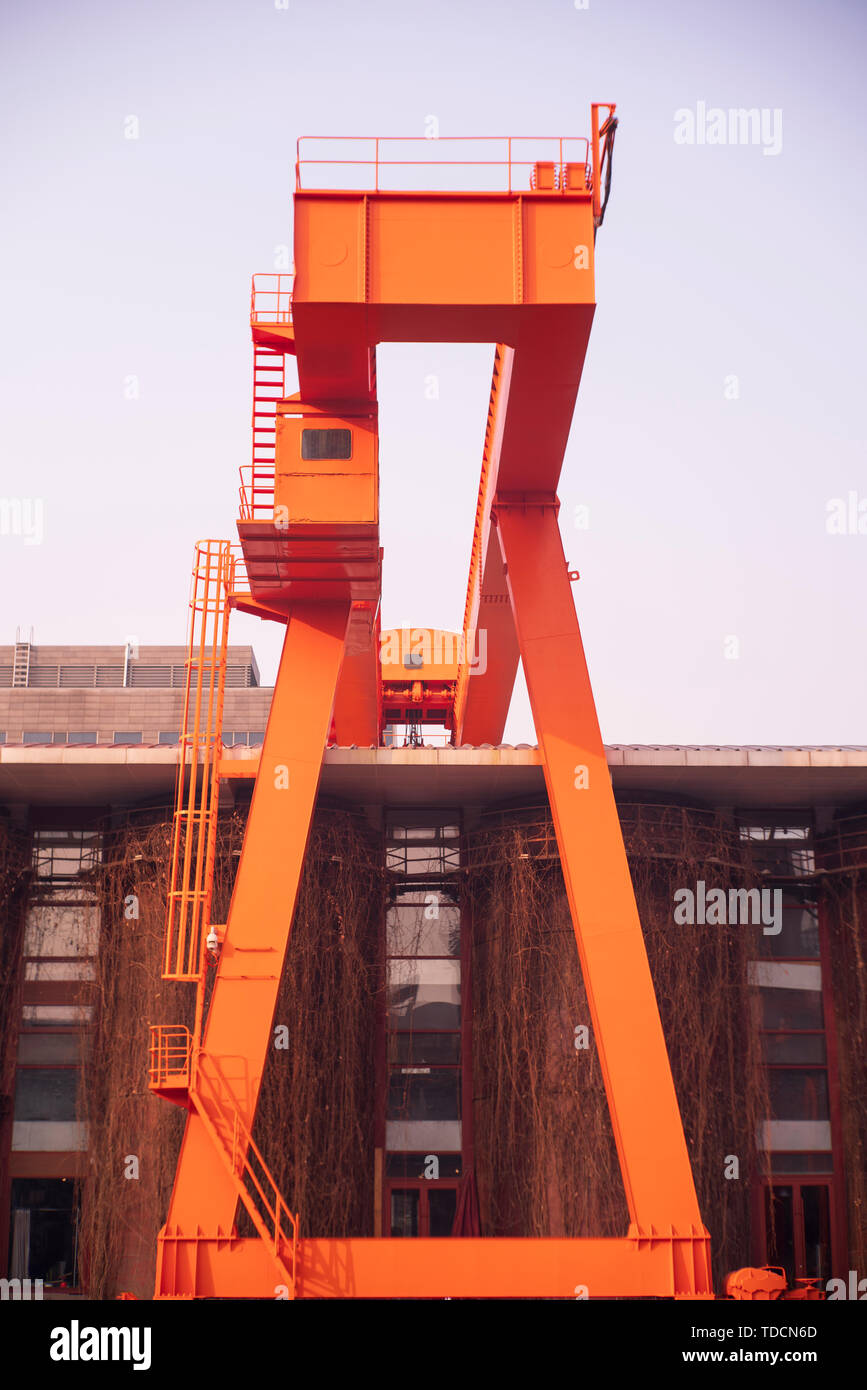 Dragon Gate crane Stock Photo - Alamy