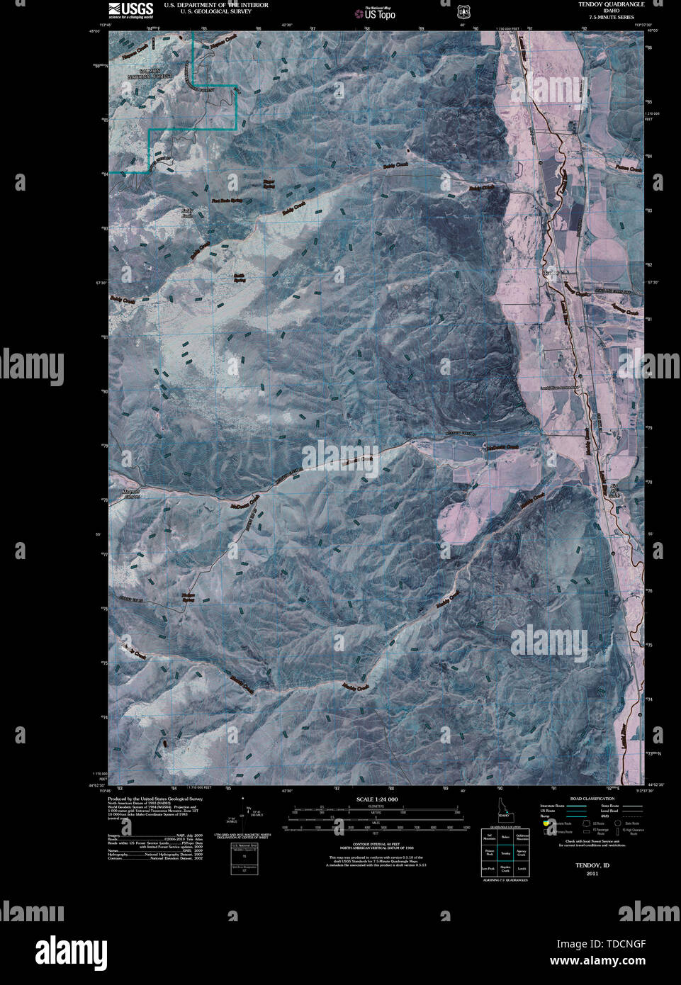 Tendoy map hi-res stock photography and images - Alamy