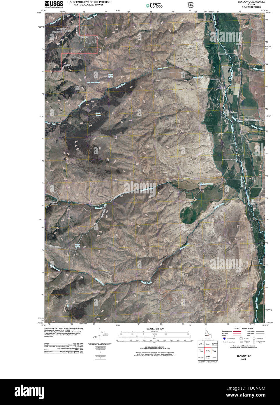 Tendoy map hi-res stock photography and images - Alamy