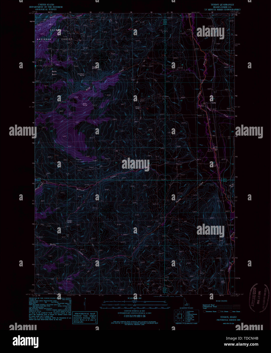 Tendoy map hi-res stock photography and images - Alamy