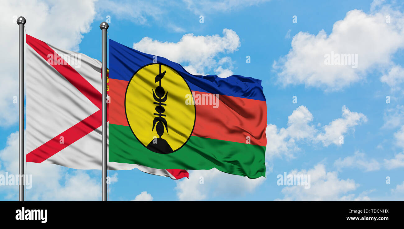 Jersey new caledonia flag hi-res stock photography and images - Alamy