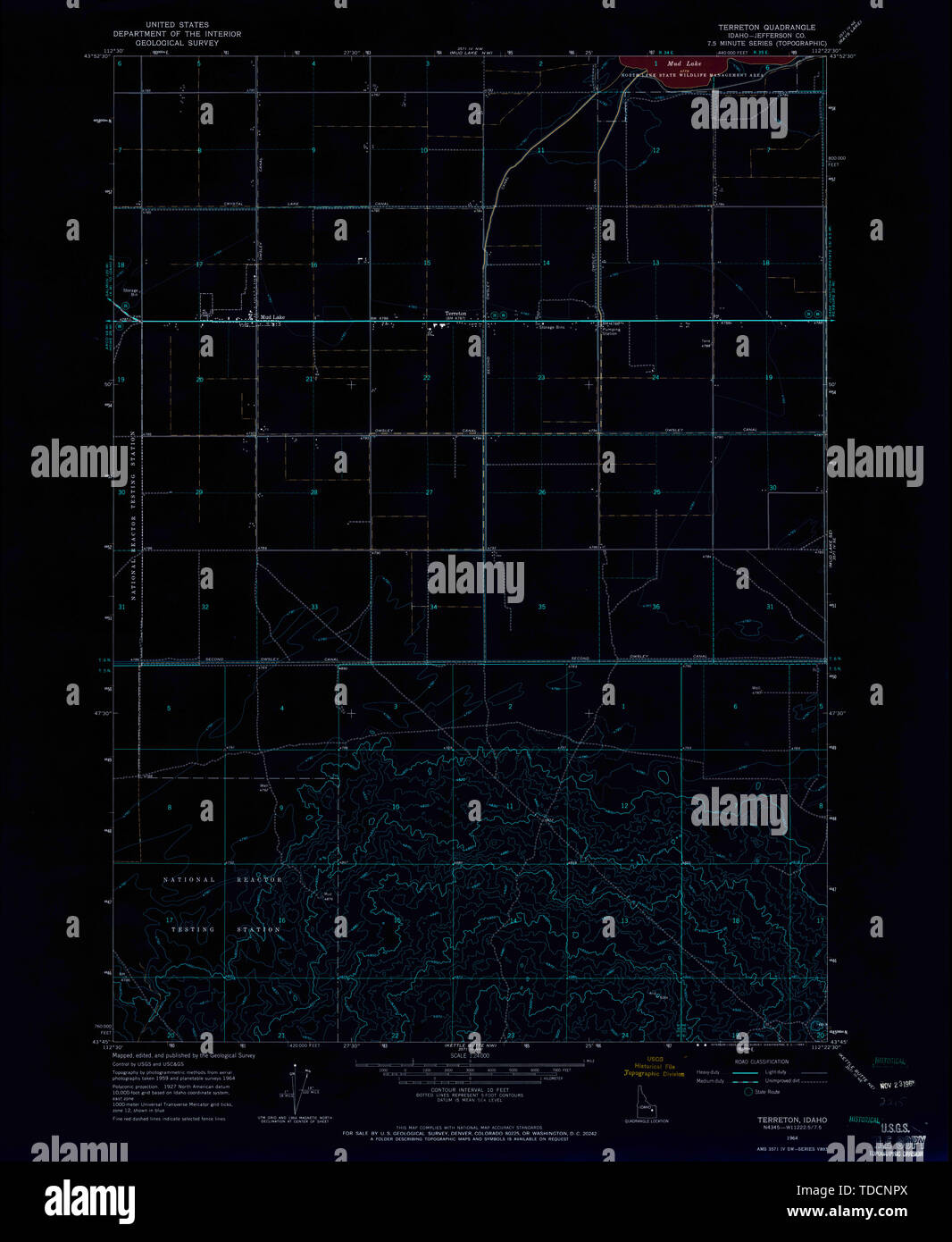 Terreton map hi-res stock photography and images - Alamy