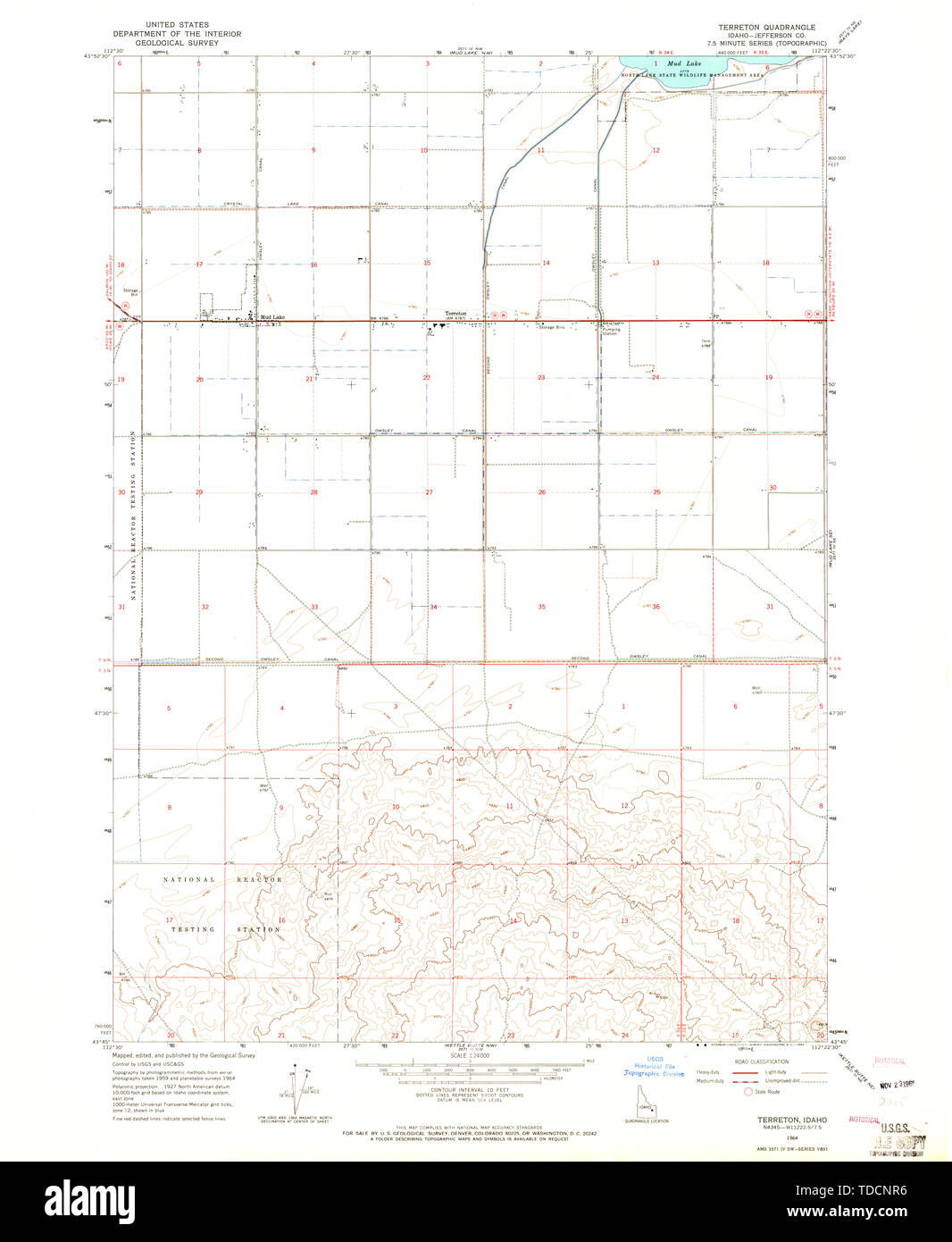Map of terreton hi-res stock photography and images - Alamy