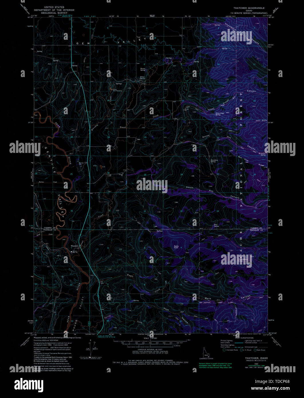 Map of thatcher hi-res stock photography and images - Alamy