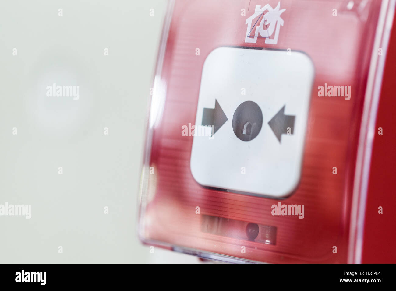 fire alarm system button Stock Photo - Alamy