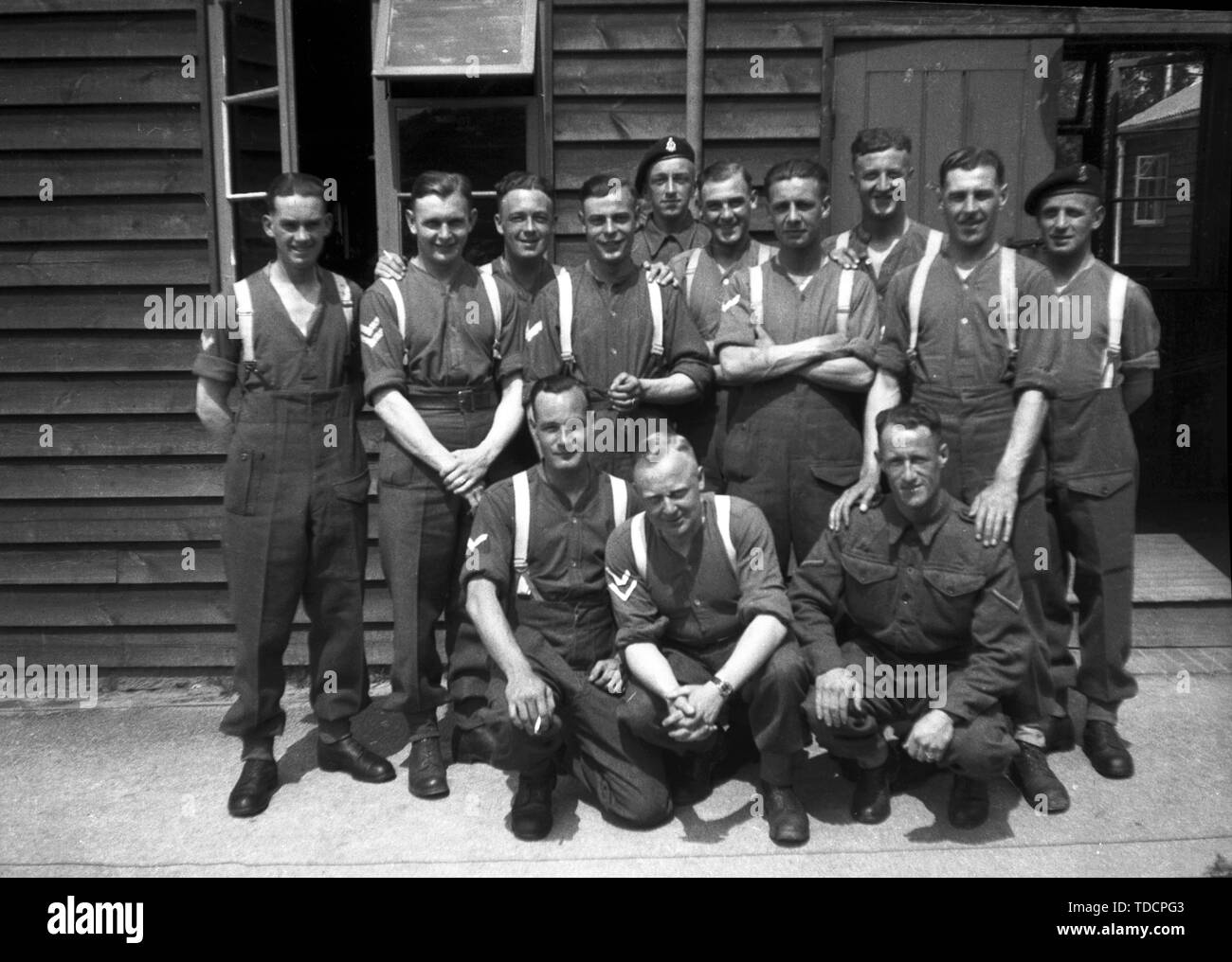 Royal Army Medical Corps (RAMC) recruits at Boyce Barracks, Church ...