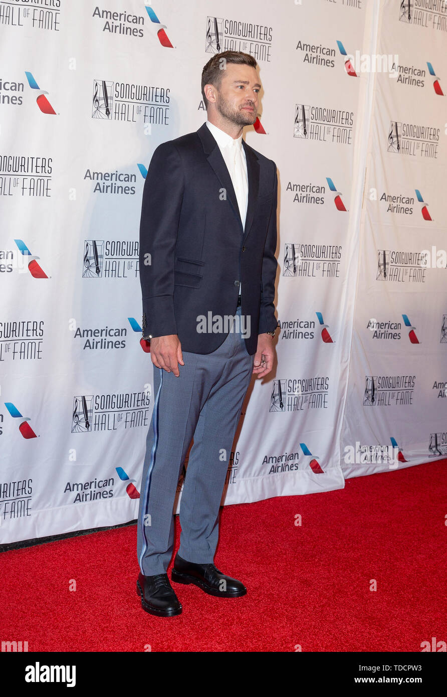 Justin Timberlake attends Songwriters Hall Of Fame 50th Annual ...