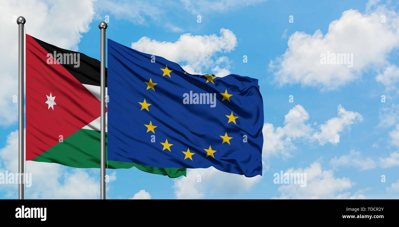 Jordan european union flag hi-res stock photography and images - Alamy