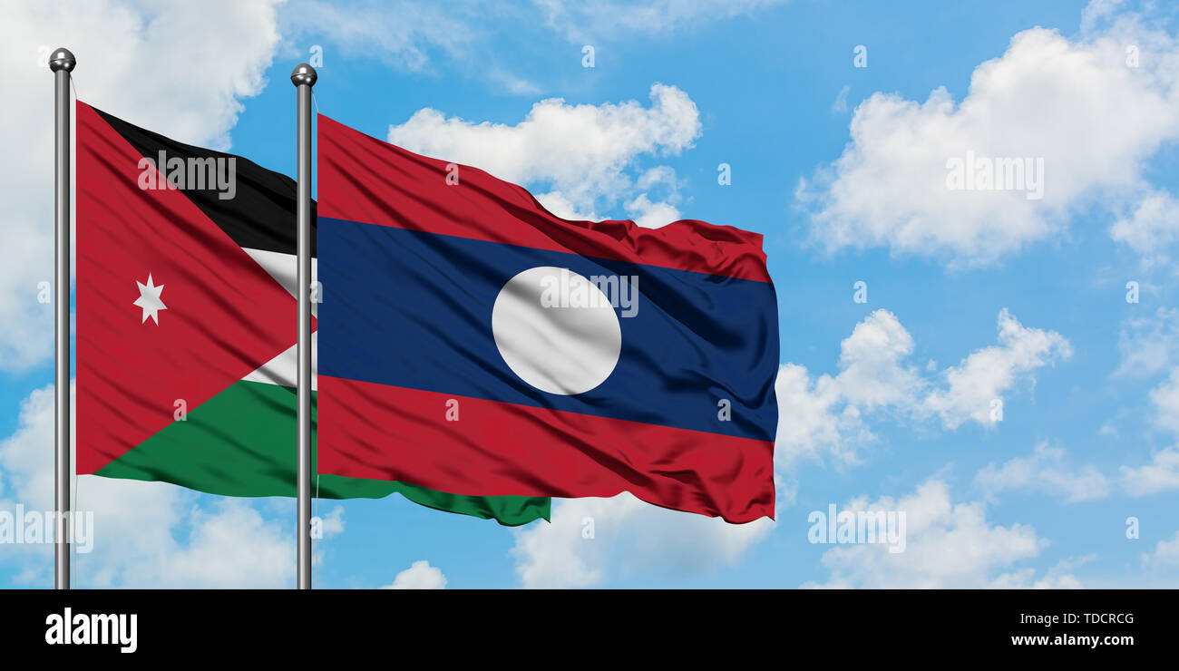 Jordan laos flag hi-res stock photography and images - Alamy