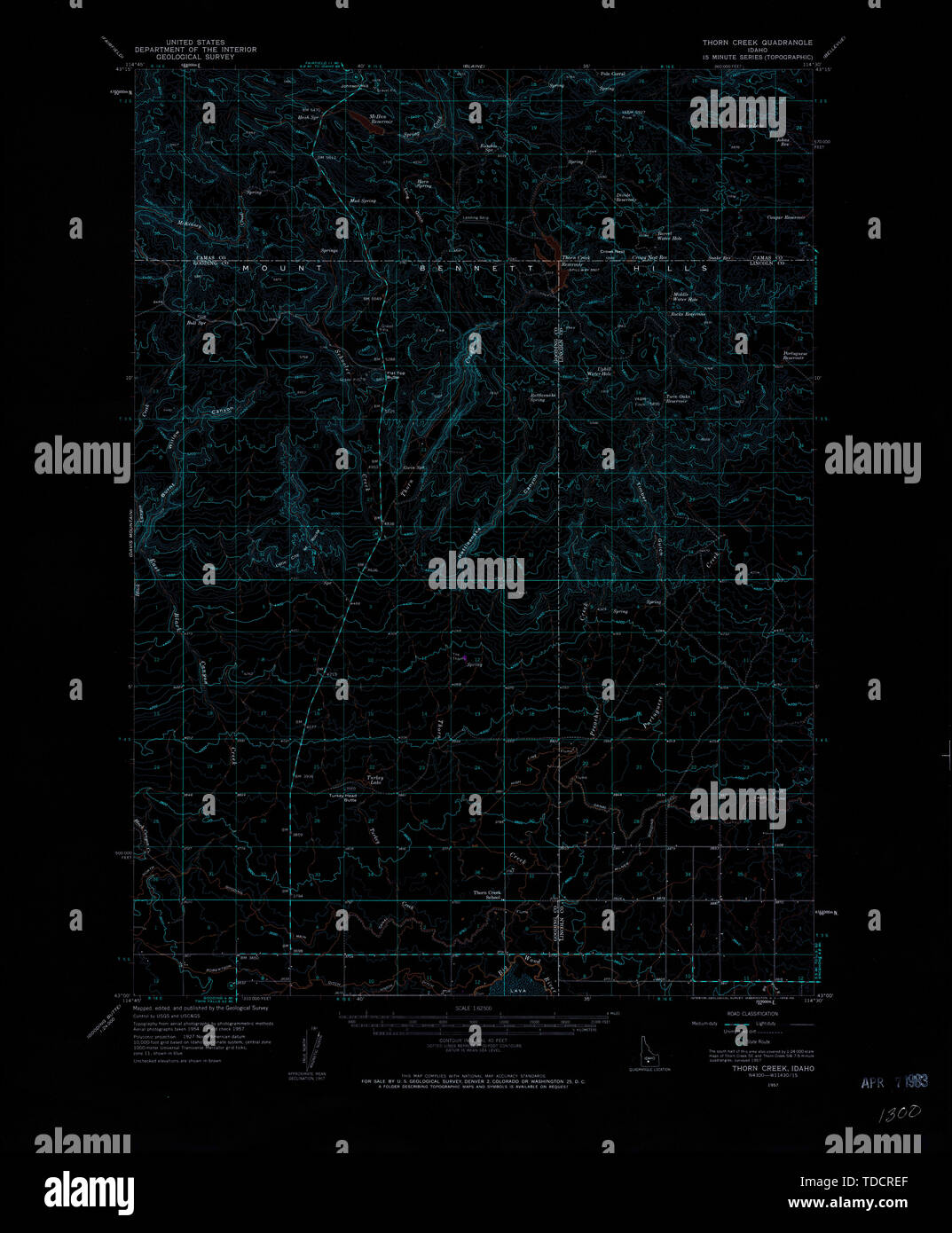 Thorn maps hi-res stock photography and images - Alamy