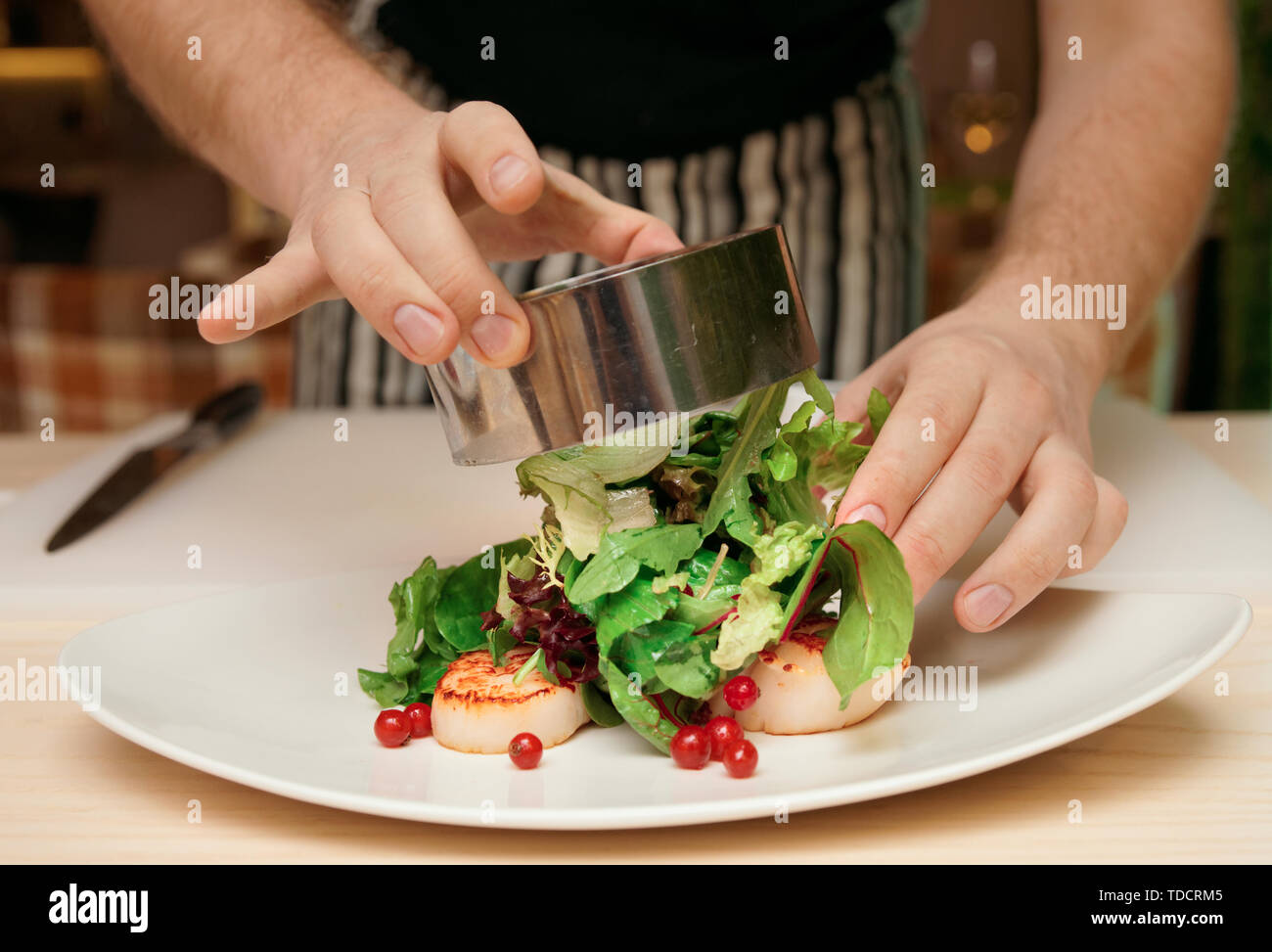 Preparing appetizer hi-res stock photography and images - Alamy