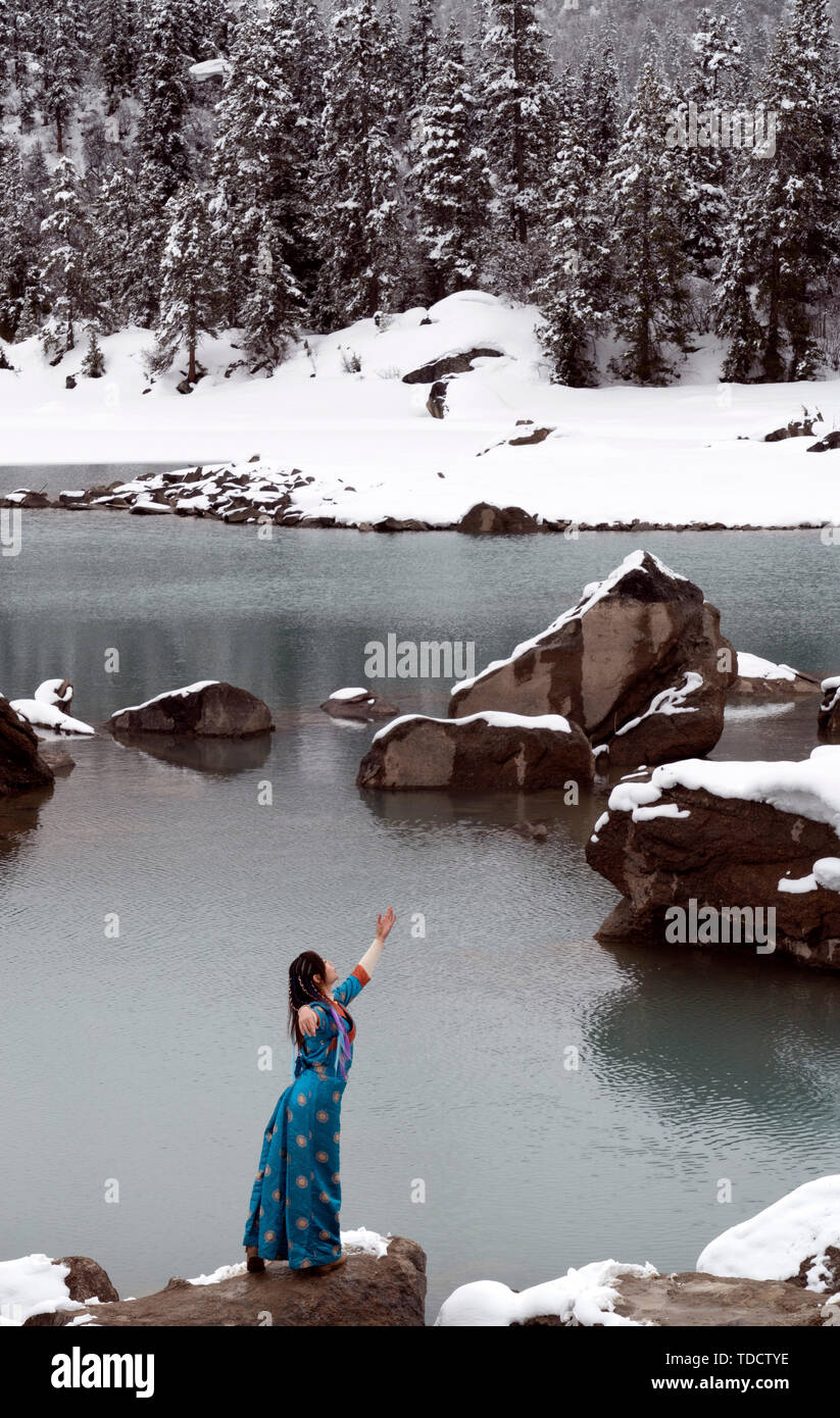 Lianwu Lake scenery Stock Photo - Alamy