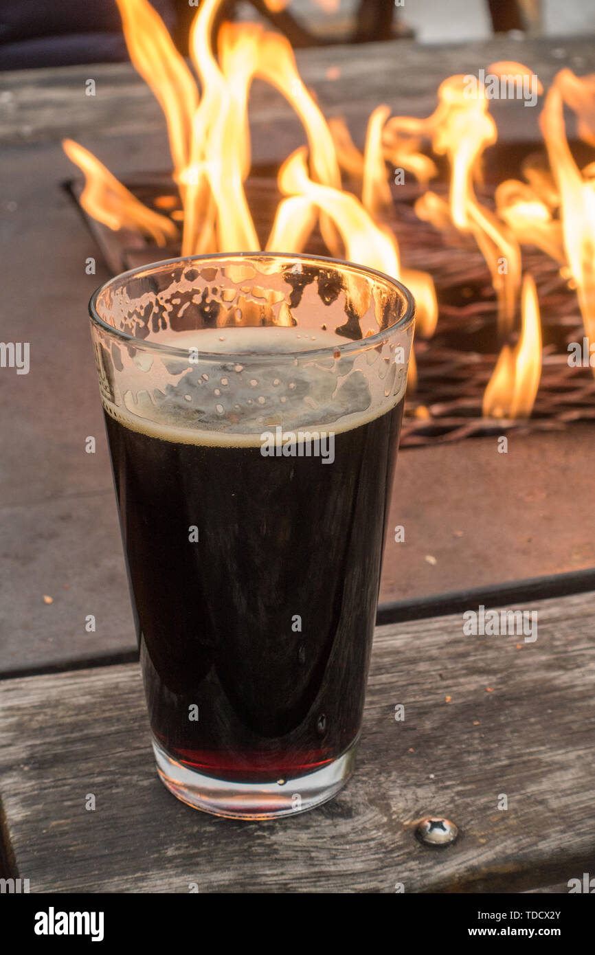 Dark drink fire fire backstage hi-res stock photography and images - Alamy
