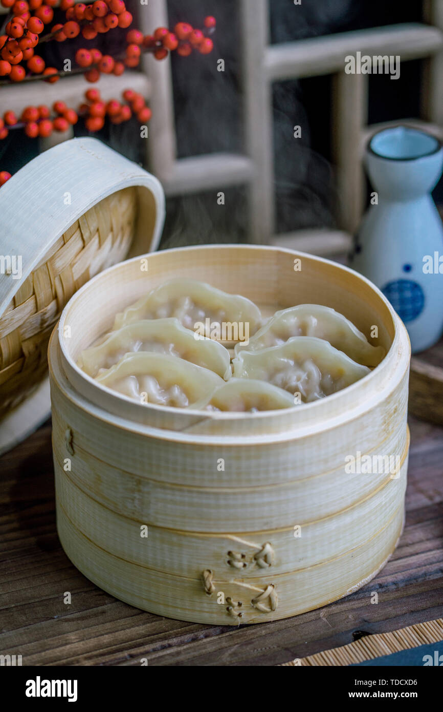 Chinese traditional food steamed dumplings Stock Photo - Alamy