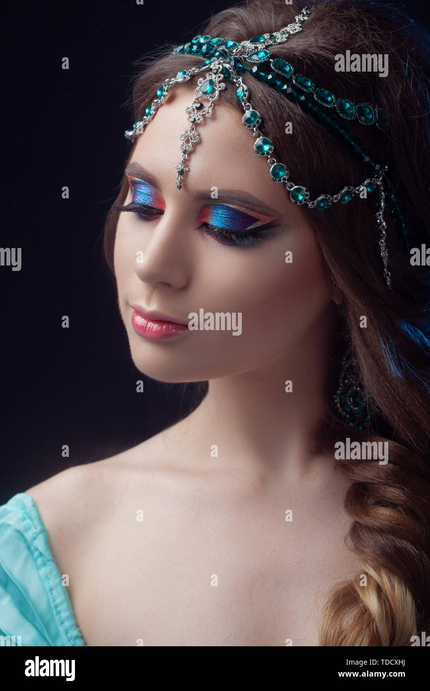 Prince Jasmine, a young woman in the image of an Eastern fairy Princess ...