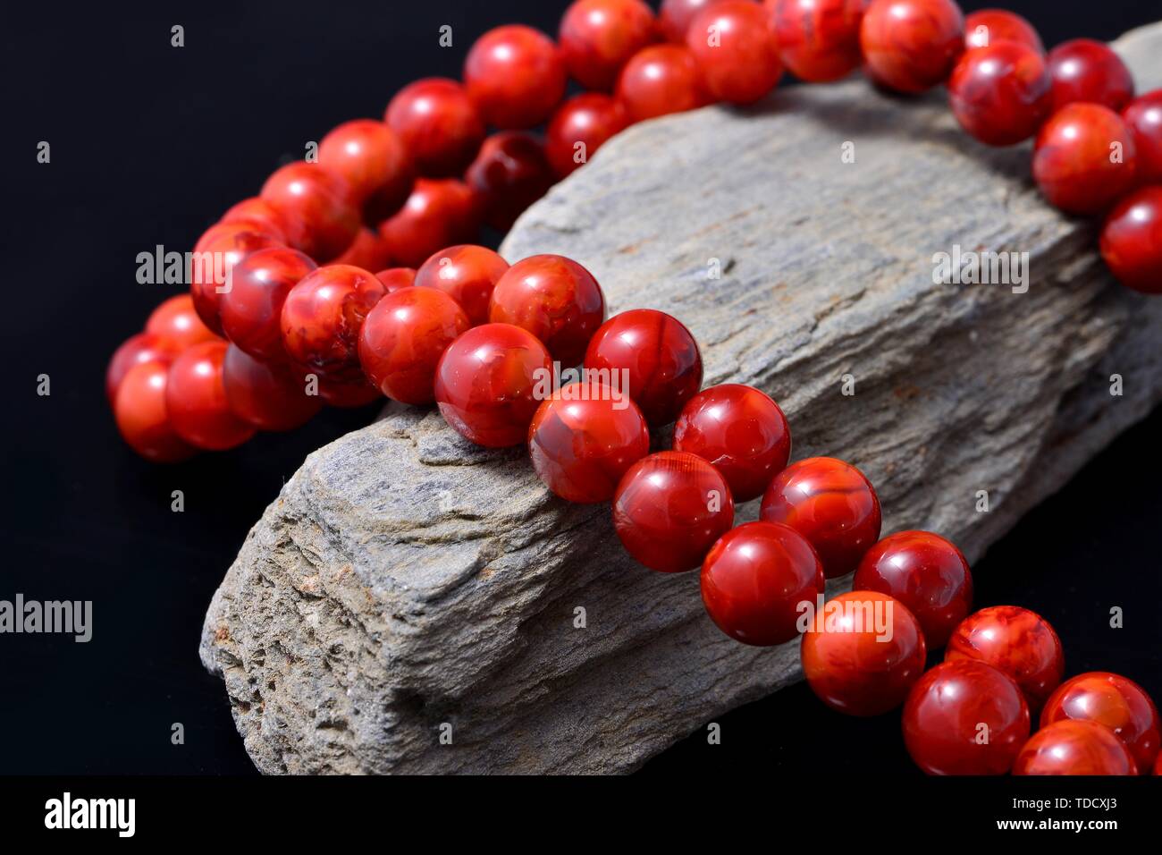 Southern red agate jewellery HD picture Stock Photo - Alamy