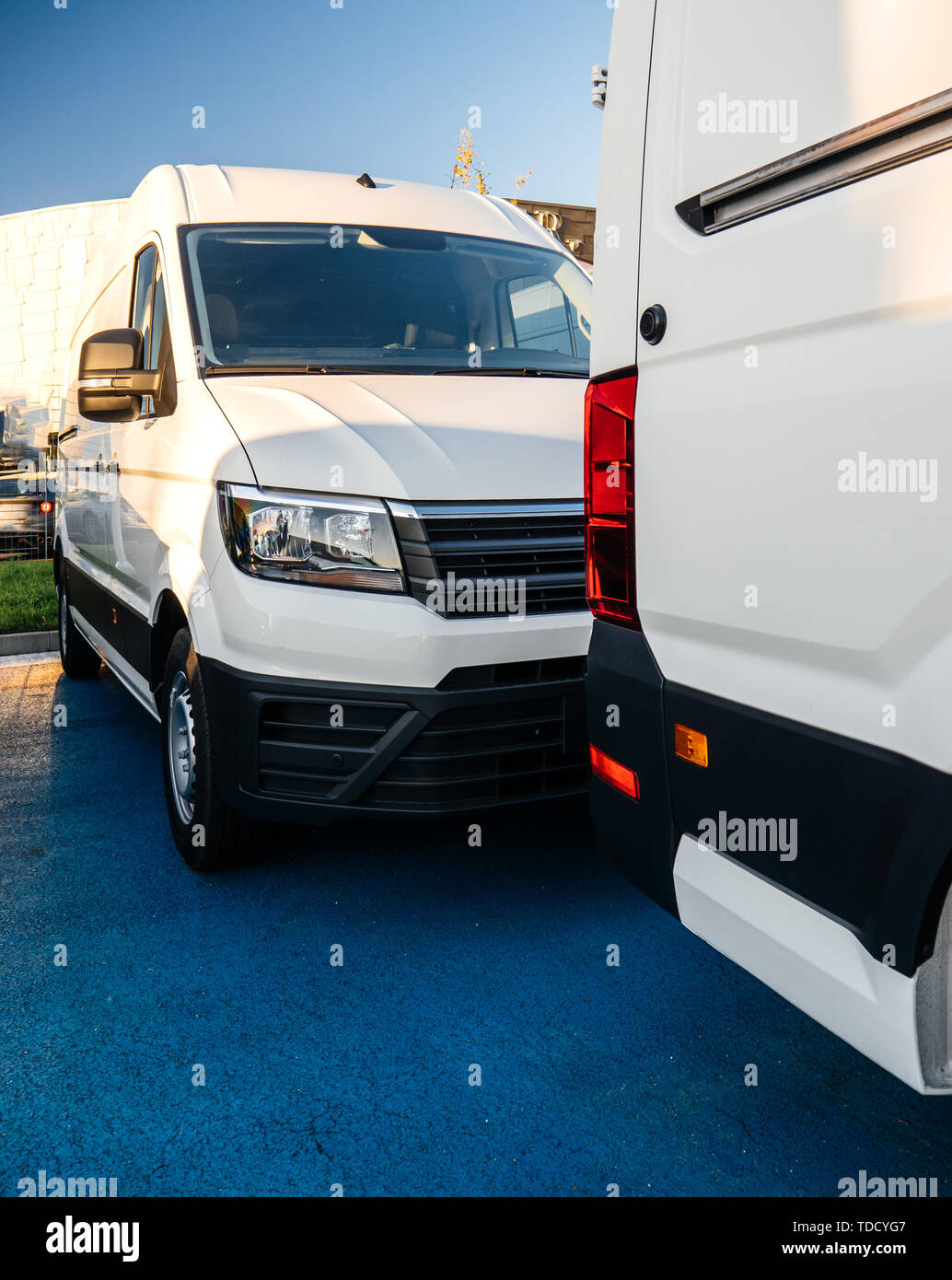 White Sprinter Van High Resolution Stock Photography and Images - Alamy