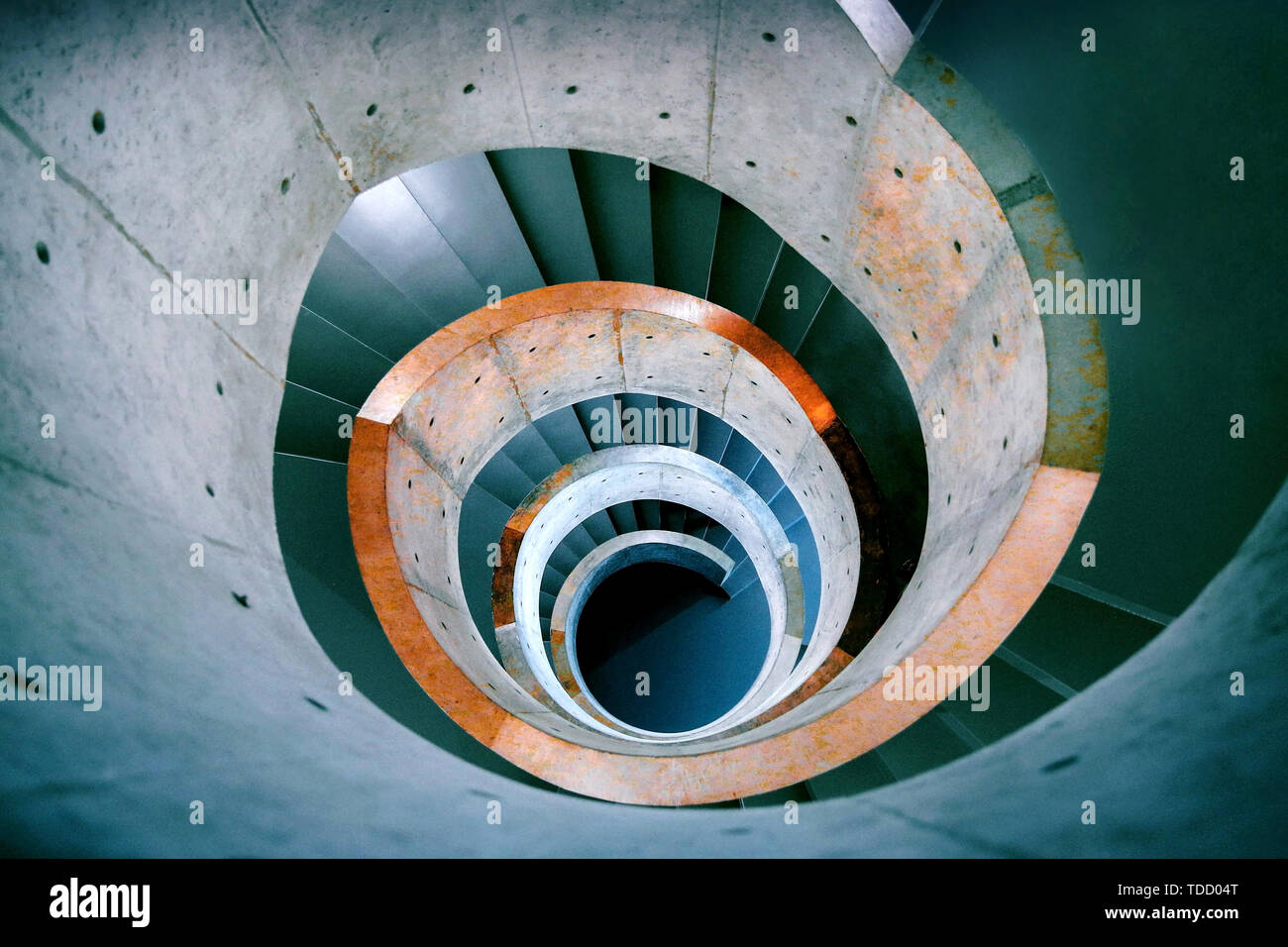 A rotating staircase Stock Photo - Alamy