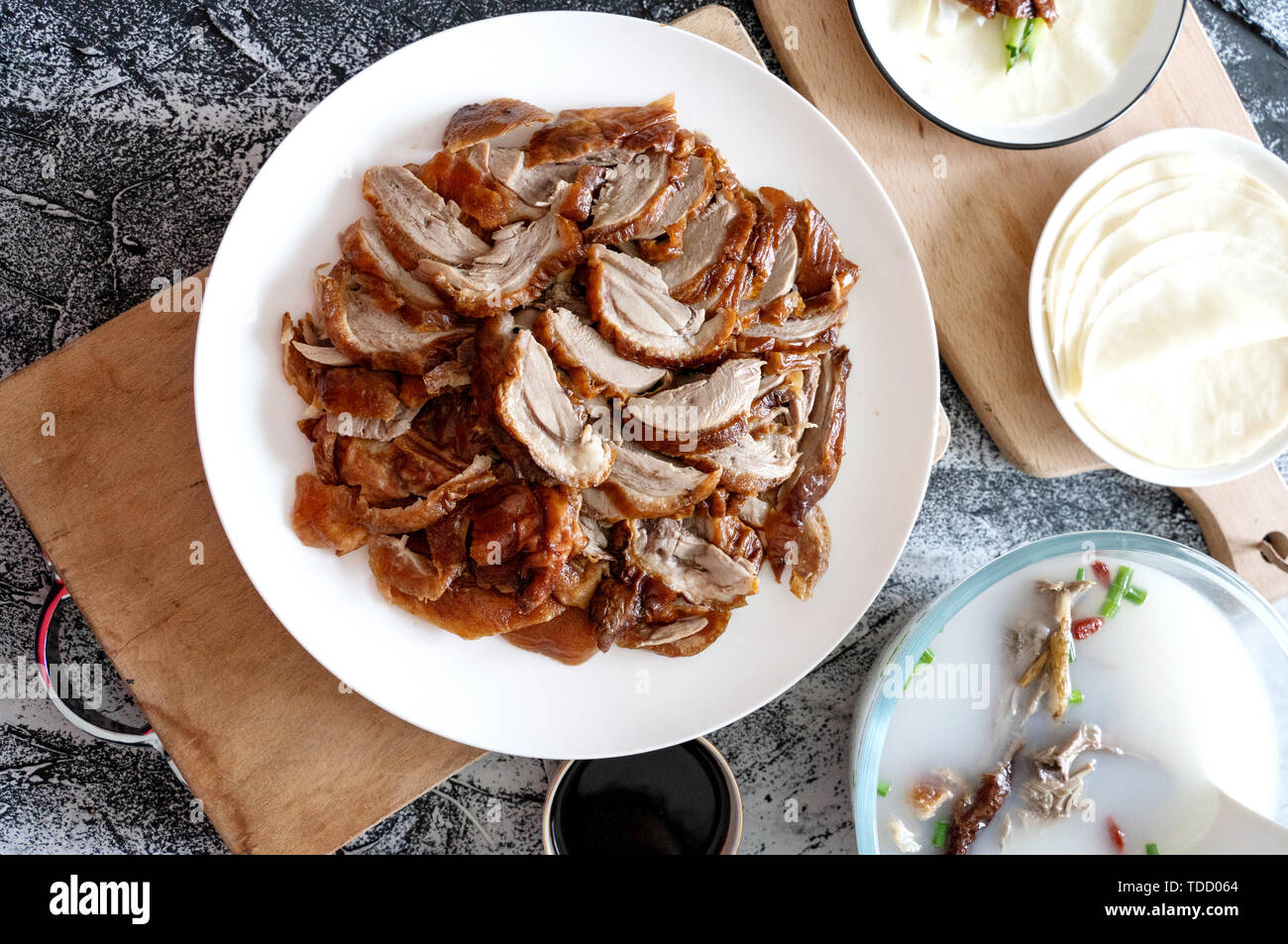 Peking Roast Duck Package Stock Photo - Alamy
