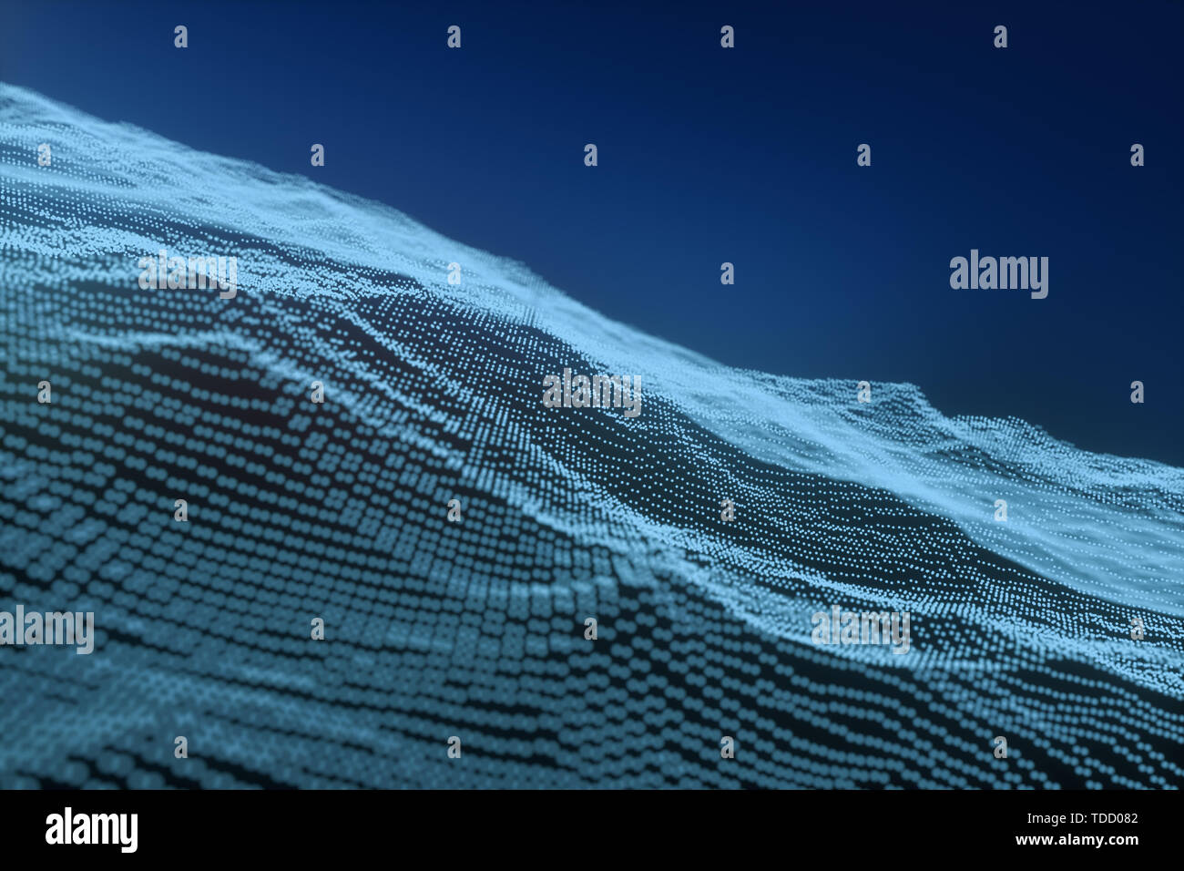 Three Dimensional Rendering Abstract Dots Variable Gradient Background 1951