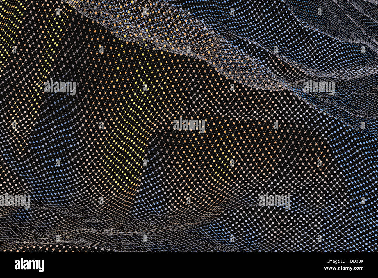 Three Dimensional Rendering Abstract Dots Variable Gradient Background 4445