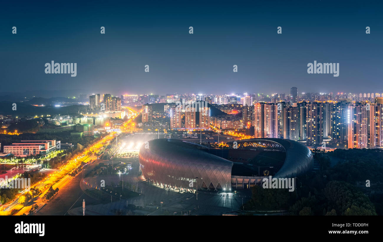 Guiyang Olympic Sports Center Stock Photo - Alamy