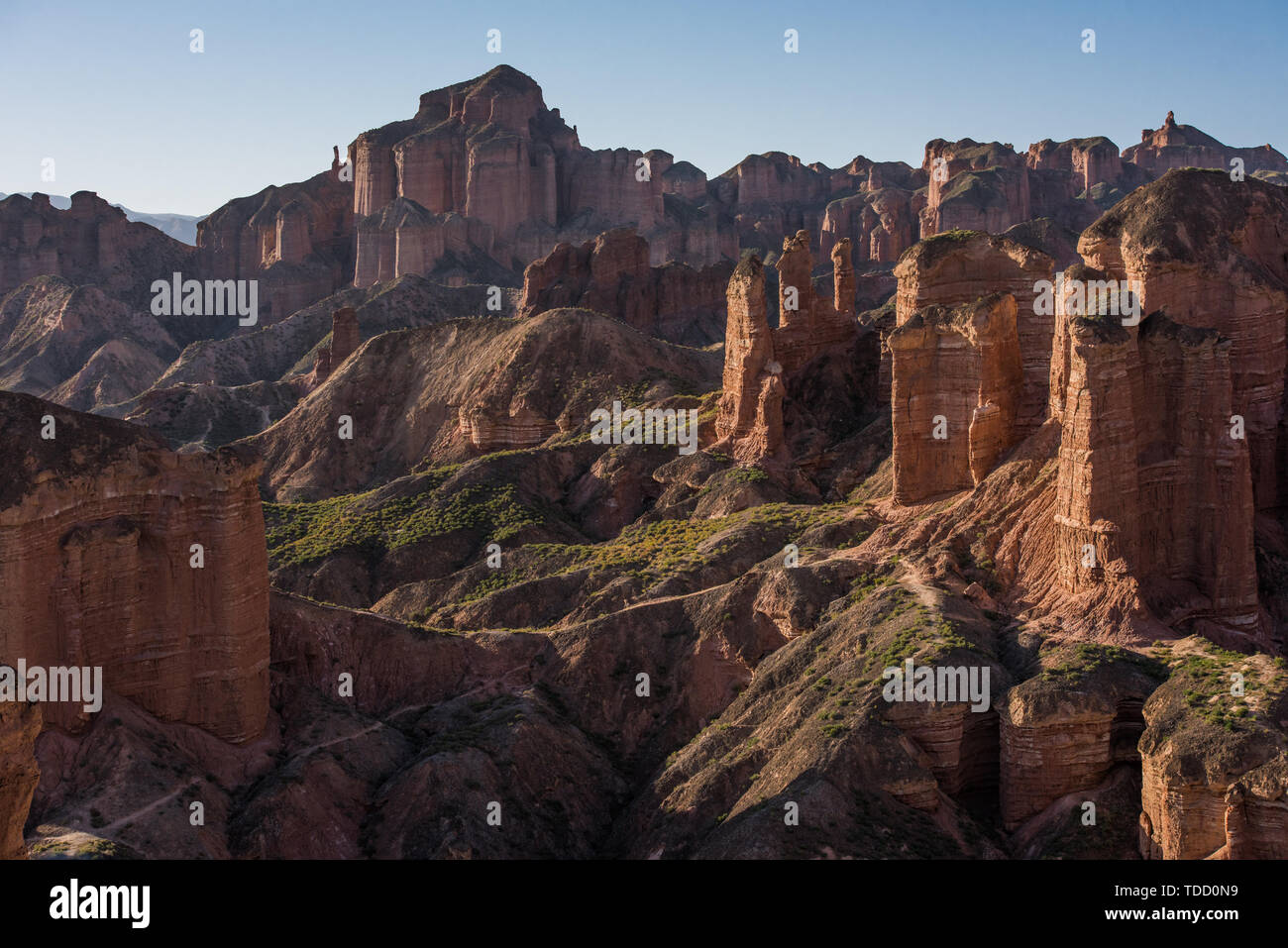 Landform of Zhangye Danxia, Gansu Province Stock Photo - Alamy