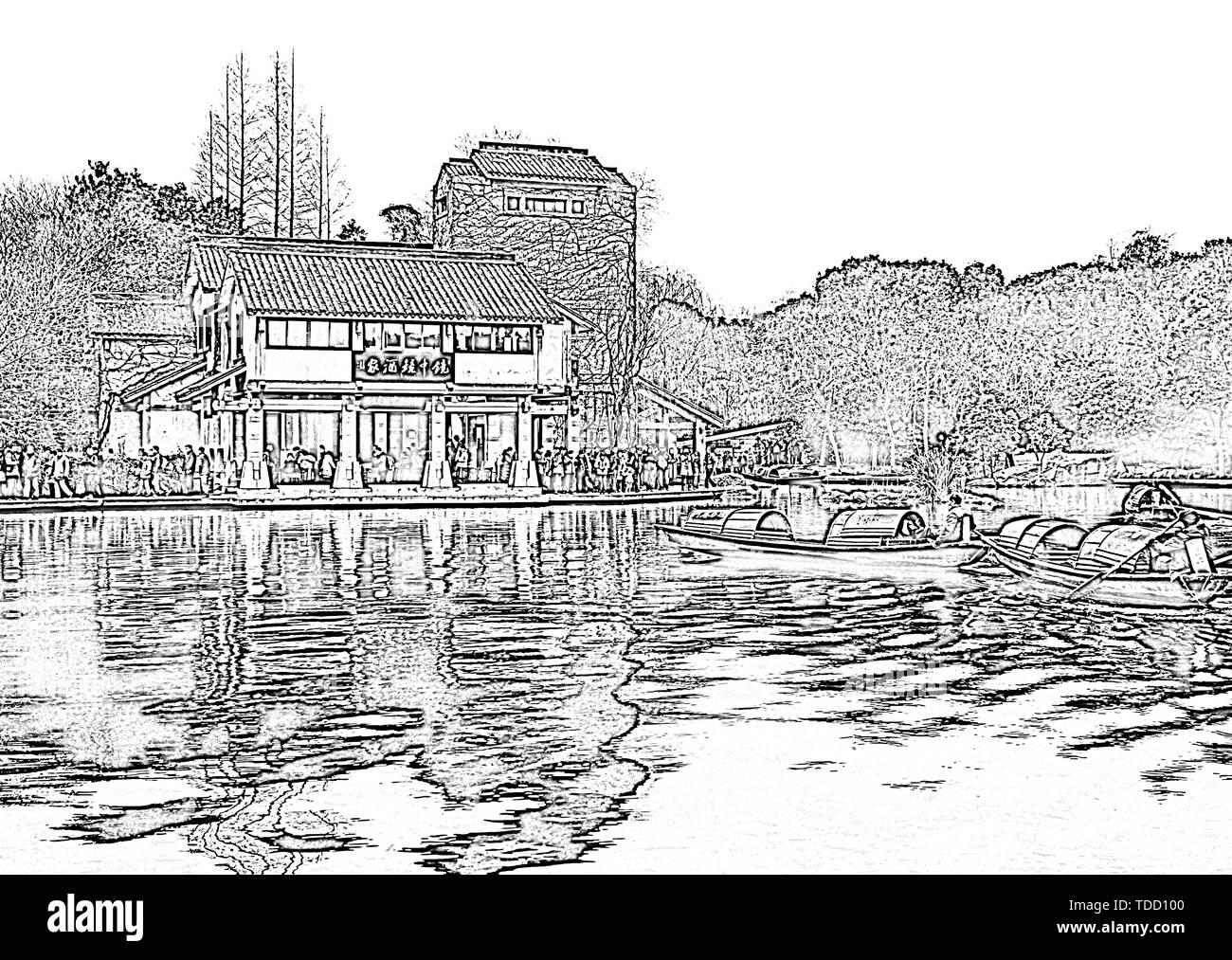 Anchang Ancient Town Stock Photo - Alamy