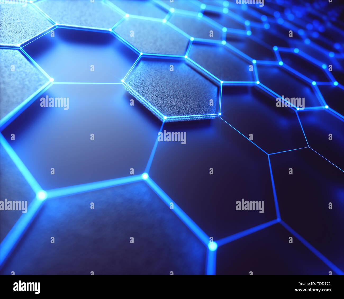 Graphene sheet, conceptual illustration Stock Photo - Alamy