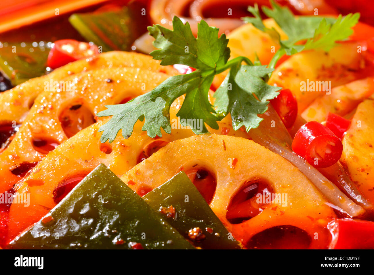 Beef oil hot pot base hi-res stock photography and images - Alamy