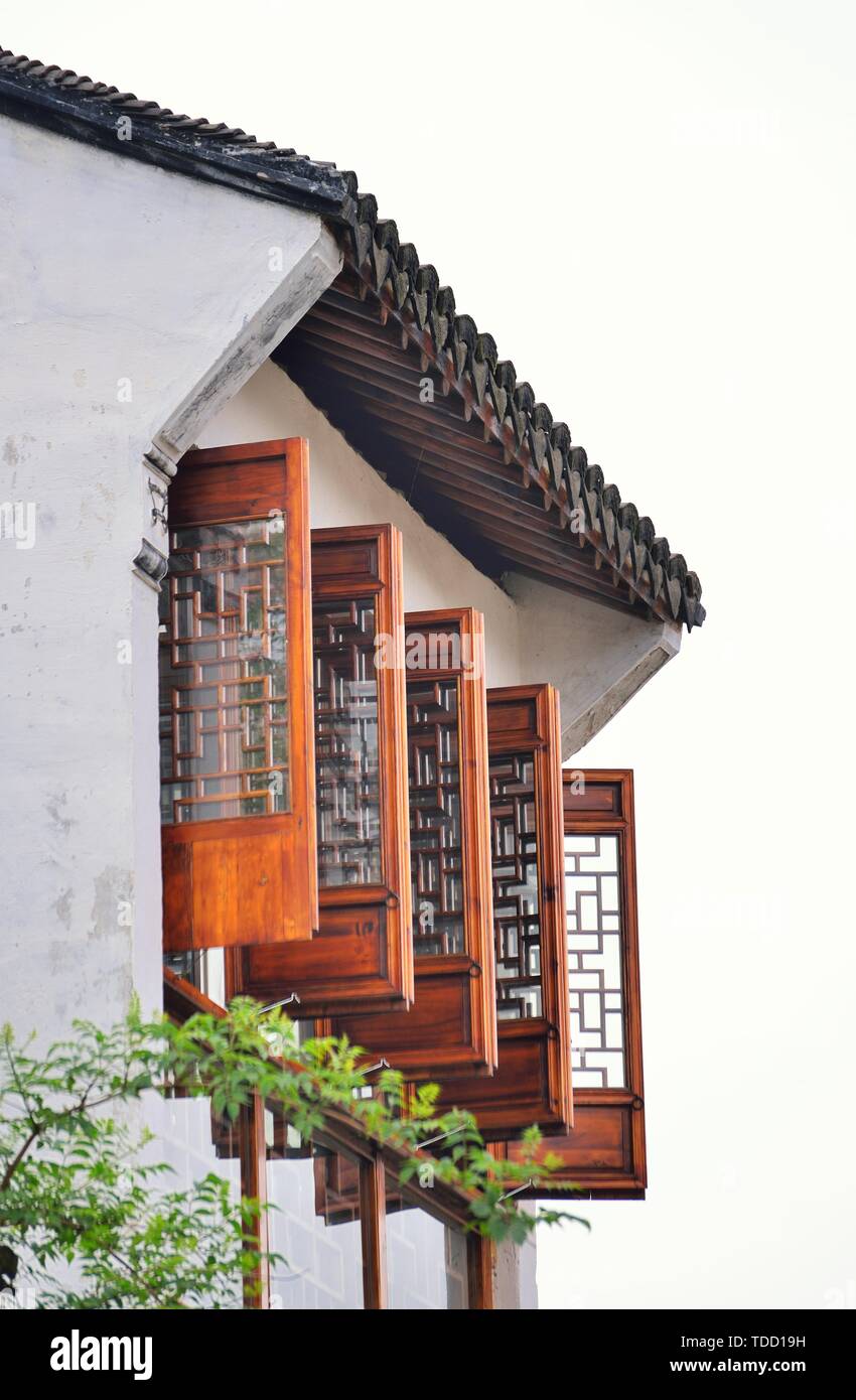 Close-up of Chinese residential houses Stock Photo - Alamy