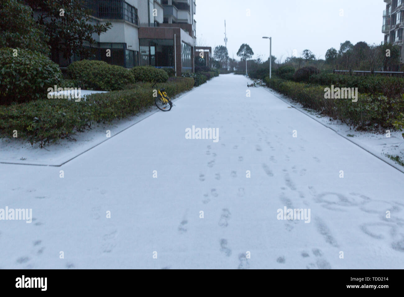 Changsha heavy snow hi-res stock photography and images - Alamy