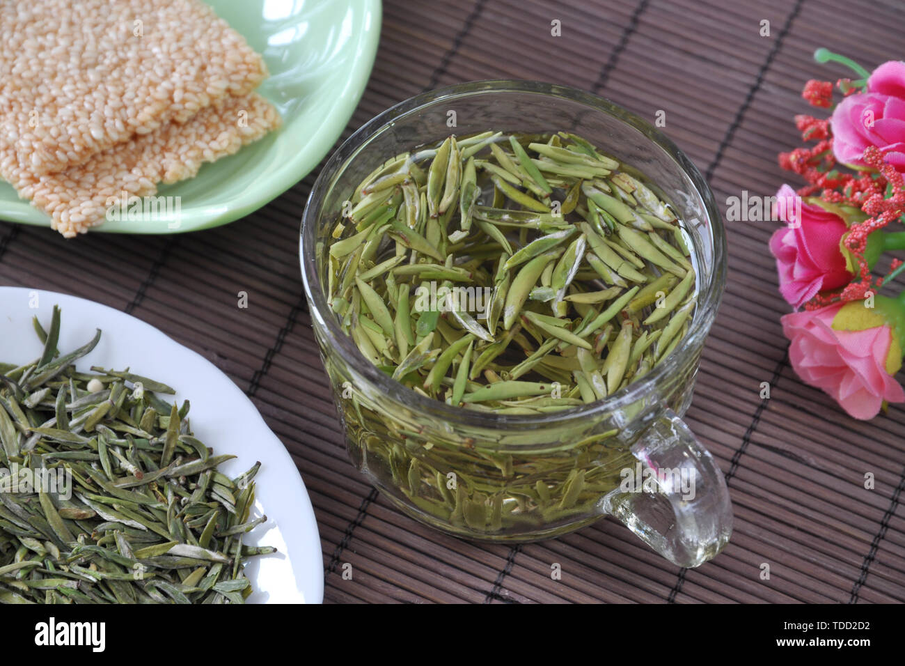 One green tea Stock Photo - Alamy