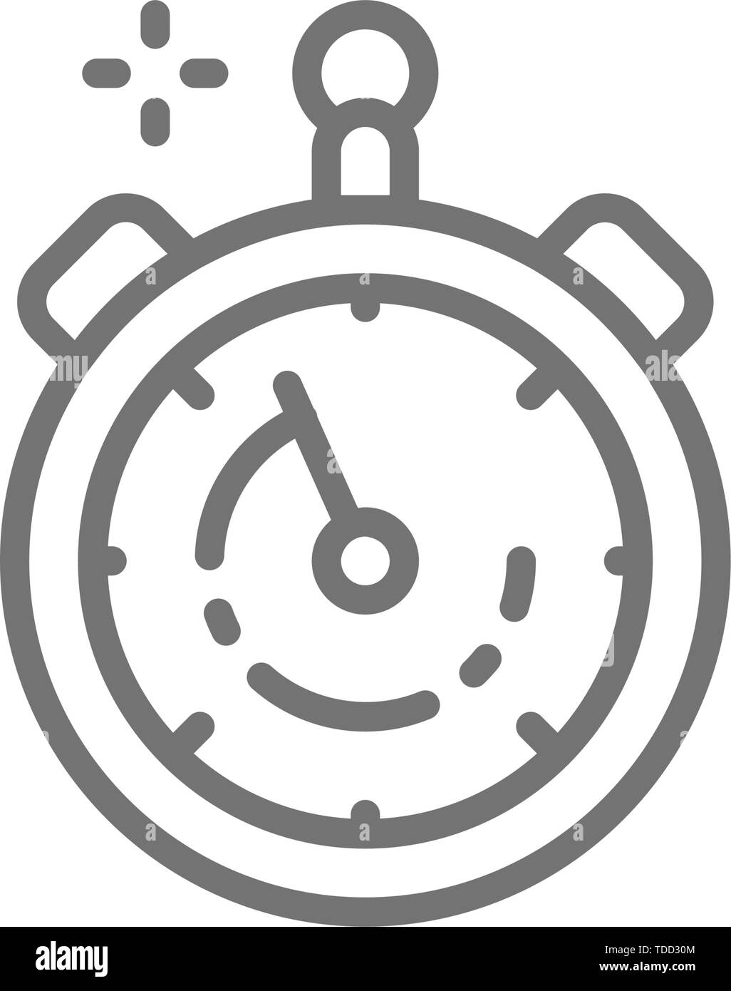 Stopwatch, timer, watch line icon Stock Vector Image & Art - Alamy