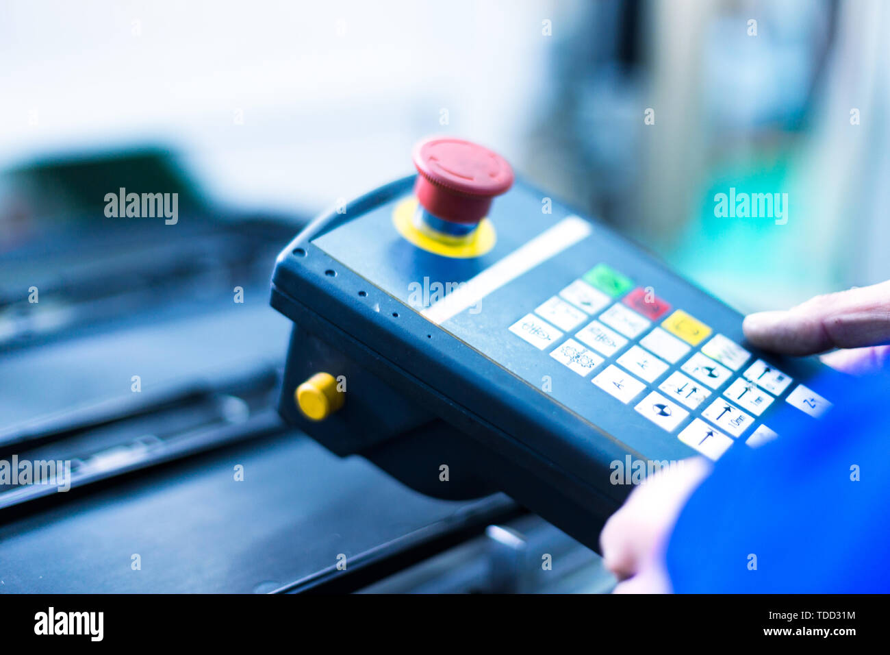 interior of modern factory of communication equipment Stock Photo - Alamy