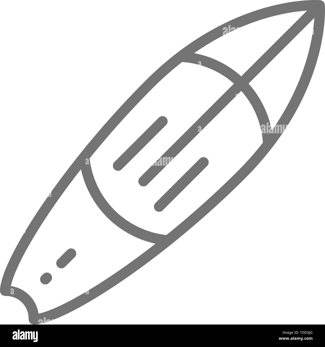 Surfboard, surf, surfing line icon Stock Vector Image & Art - Alamy