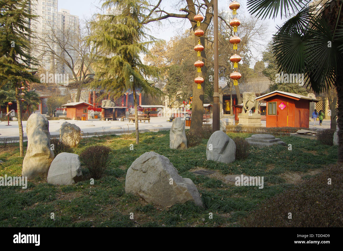 Da Xingshan Temple, Xi'an, Shaanxi Stock Photo - Alamy