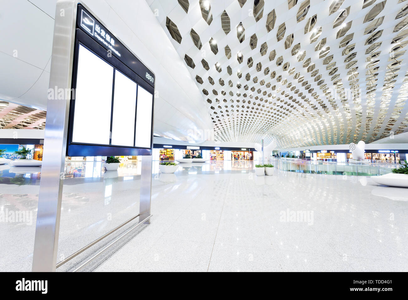 Modern airport terminal room Stock Photo - Alamy