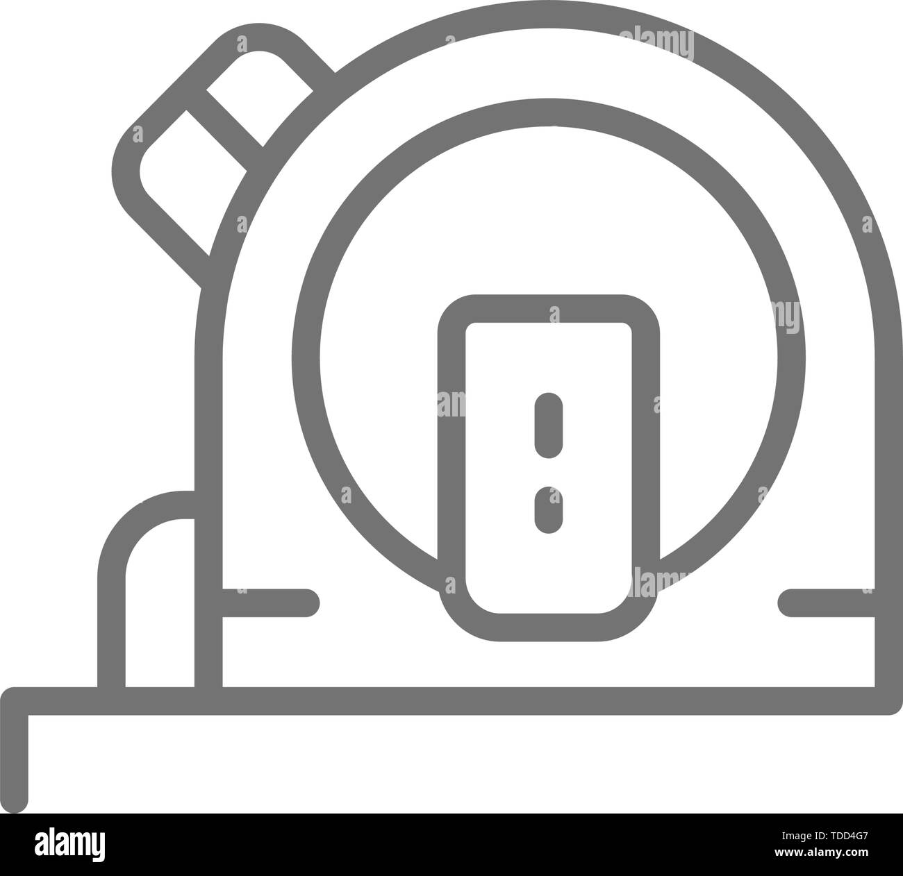 Tape Measure Measuring Tool Ruler Line Icon Stock Vector Image And Art