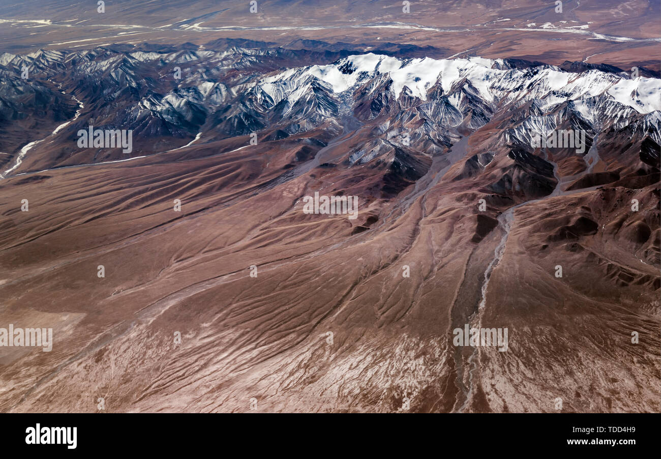 No one is deserts snow landscape landscape tourism sand Stock Photo - Alamy