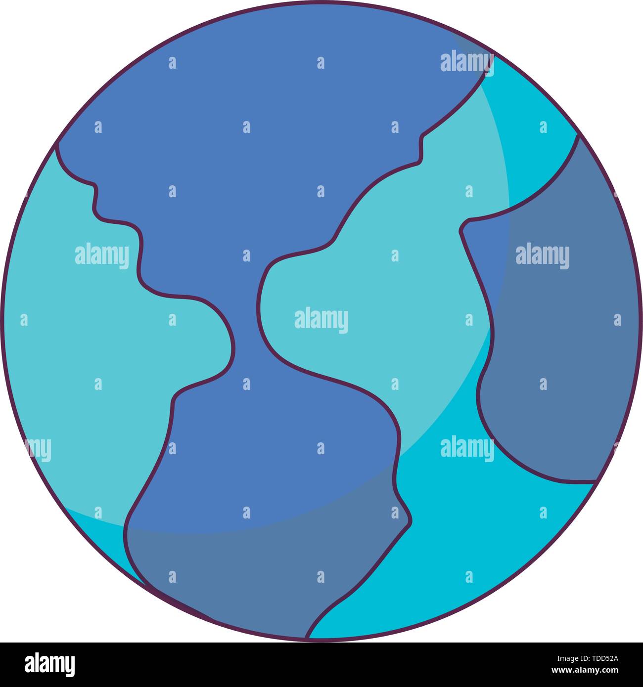 world planet earth isolated icon vector illustration design Stock ...