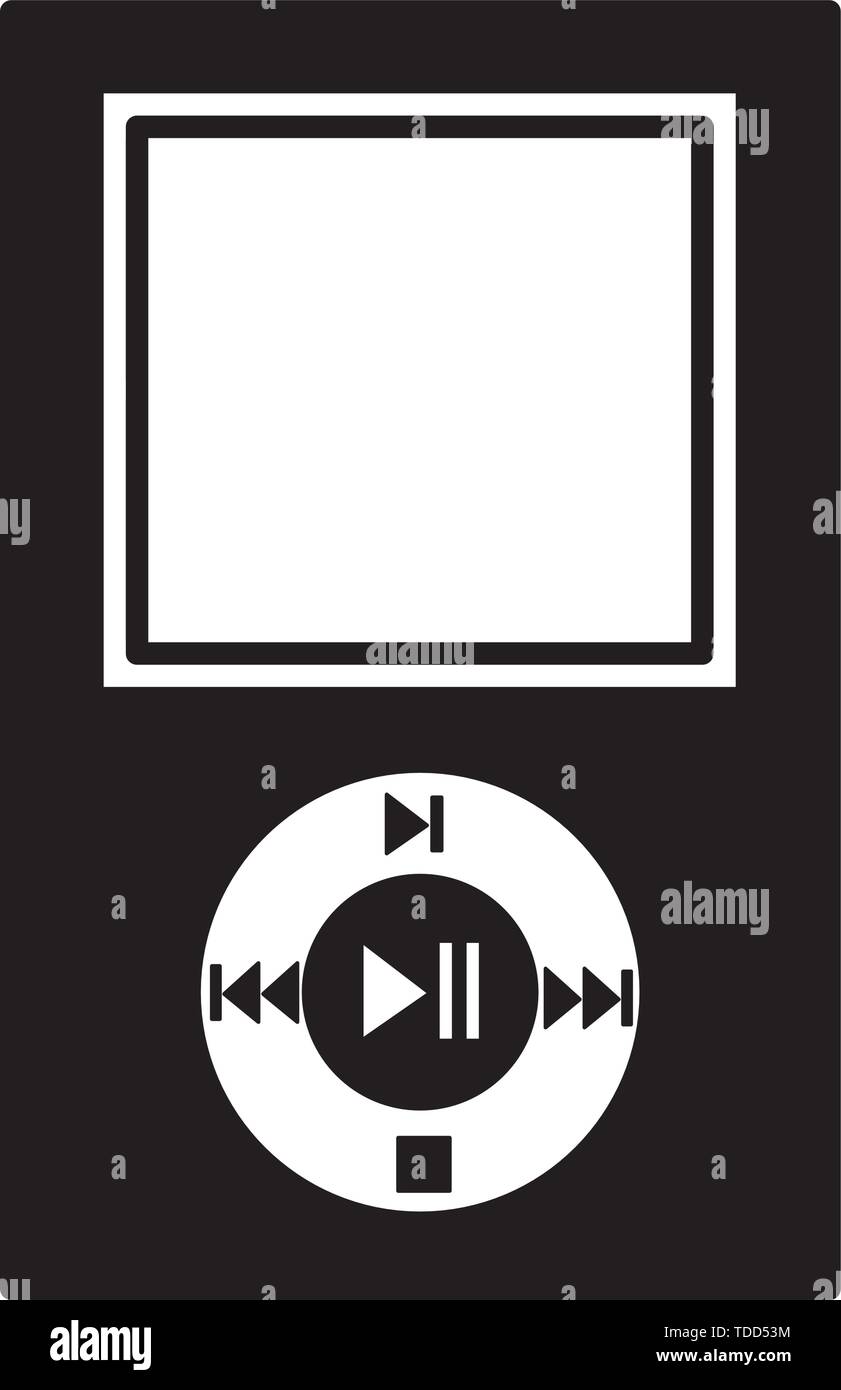mp3 music listen audio on white background Stock Vector Image & Art - Alamy
