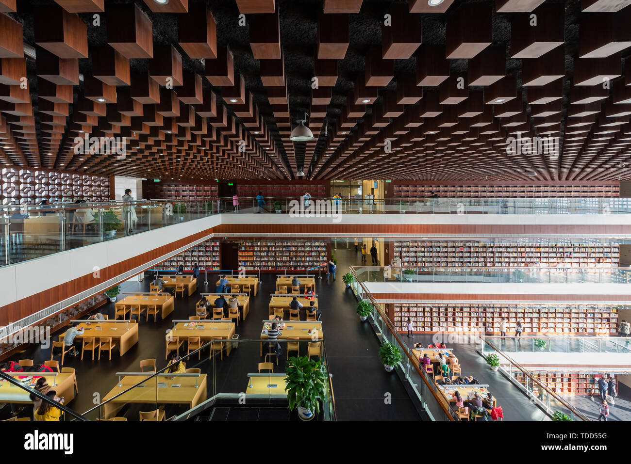 Chengdu Sichuan Provincial Library Stock Photo - Alamy