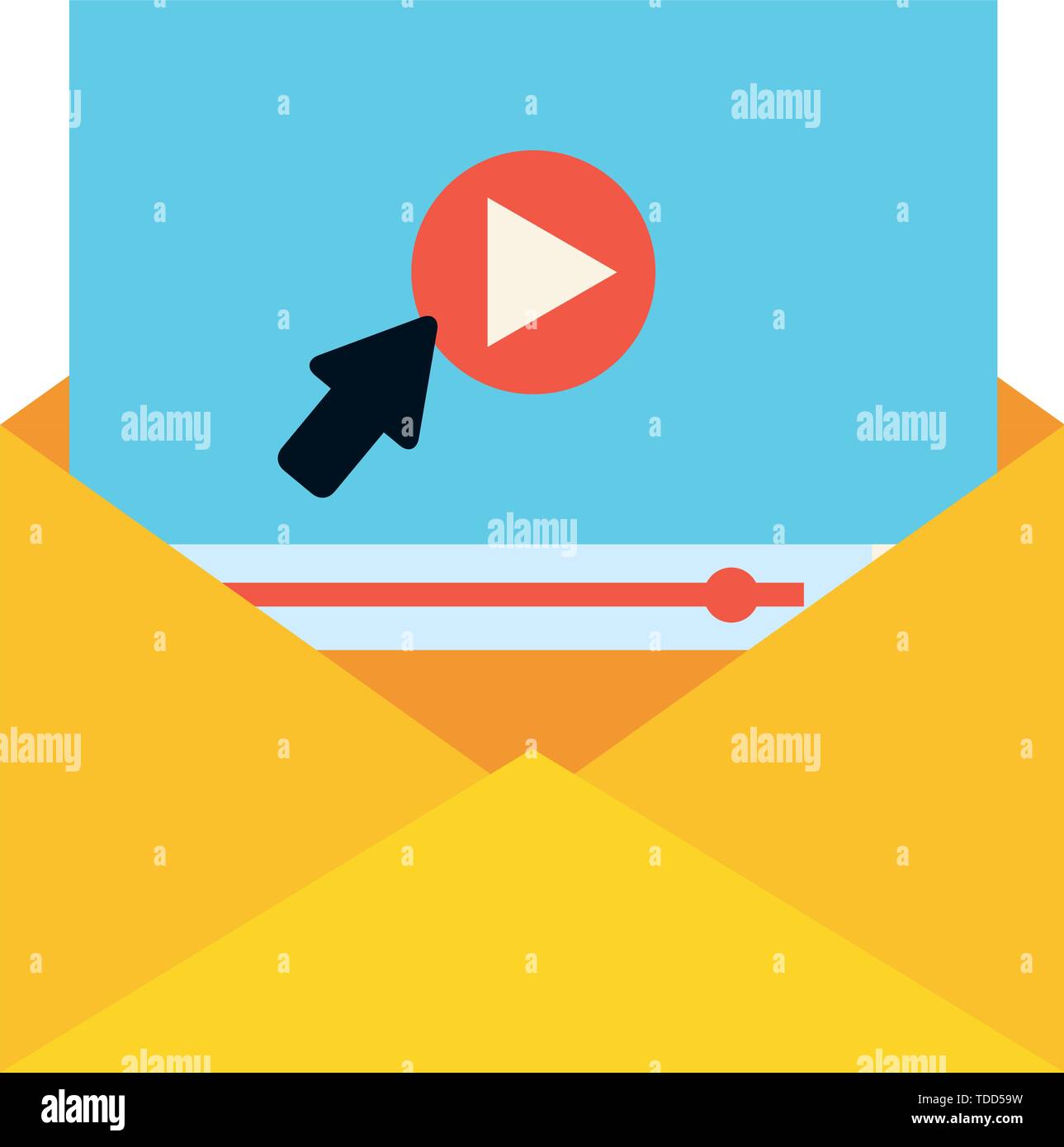 Email cursor open hi-res stock photography and images - Alamy