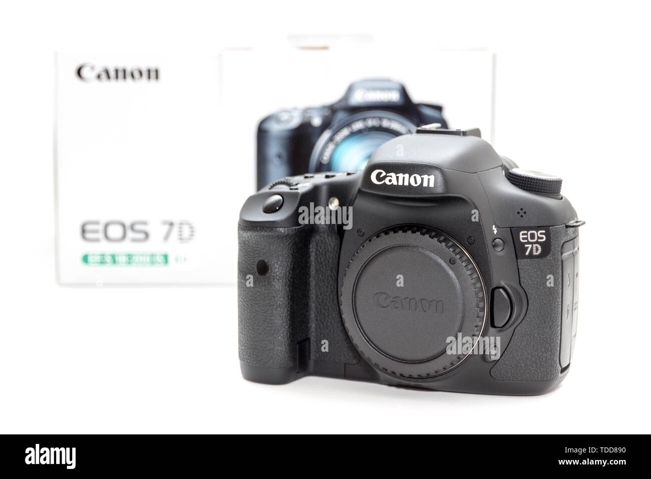 Rome, Italy - March 06, 2019: Canon 7D dslr camera beautiful still life ...