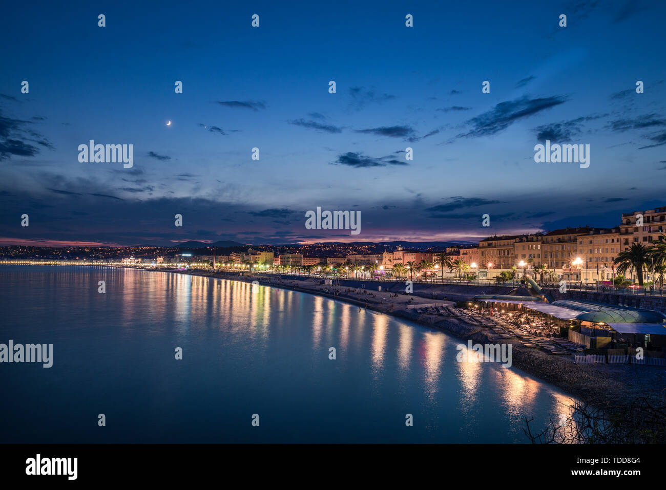 Dawn and sunset at night no man landscape hi-res stock photography and ...