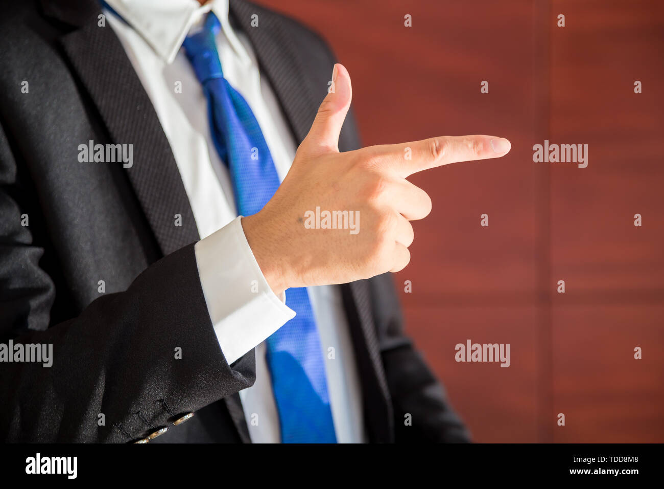 Business man gestures Stock Photo - Alamy
